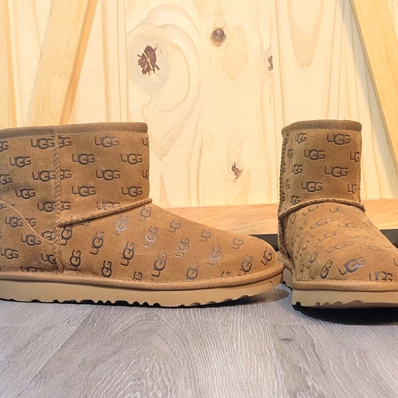 UGG | Shoes | Ugg Mini Classic Embossed Boot | Poshmark